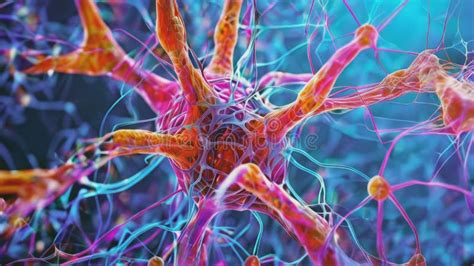 Neural Network Brain Synapse Connections Brain Stimulation Or