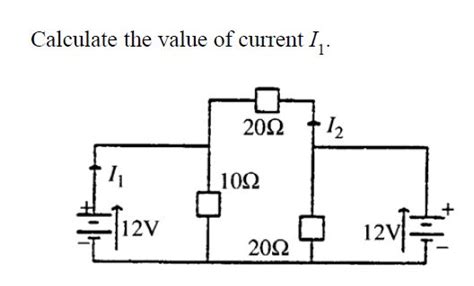 Solved Calculate The Value Of Current I Refer To Attached Chegg Com