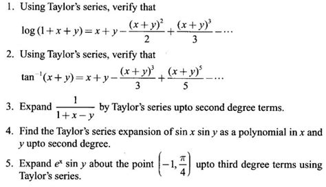 Taylors Expansion For Function Of Two Variables Theorem Worked