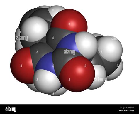 Secobarbital Barbiturate Sedative Chemical Structure Atoms Are