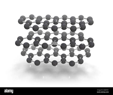 Graphite Molecular Structure Illustration Graphite Is A Form Allotrope Of The Element Carbon