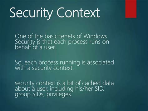 Windows Security In Operating System PPT