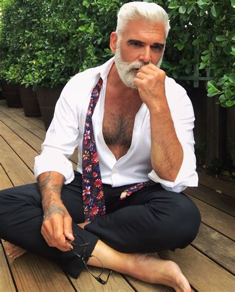 Bob C Classically Bearded Handsome Older Men Manly Style Soldier