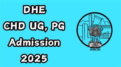 Dhe Chd Ug Pg Admission 2025 Application Form Courses Fees At Dhe