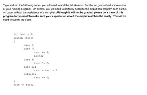 Solved Type And Run The Following Code You Will Need To Chegg Com