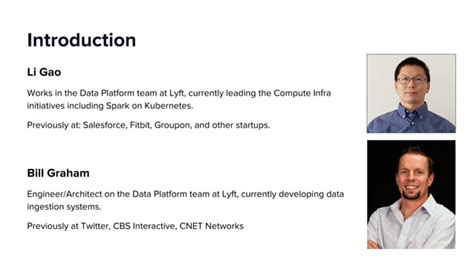 scaling spark on kubernetes at lyft ppt