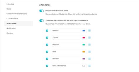 Information For Class Settings Flavor