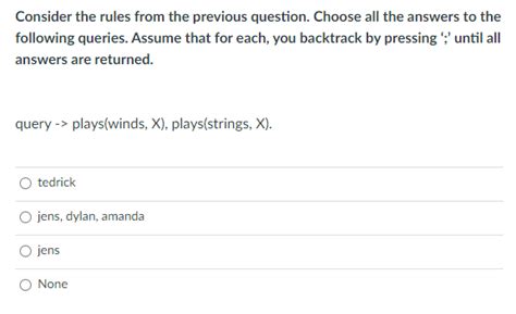Solved Use This Prolog Program For The Remaining Questions
