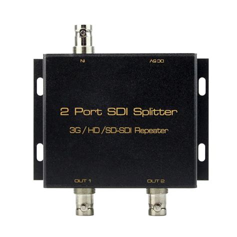 X SDI Splitter G HD SDI Repeater Port SDI Splitter Support P M Distribution