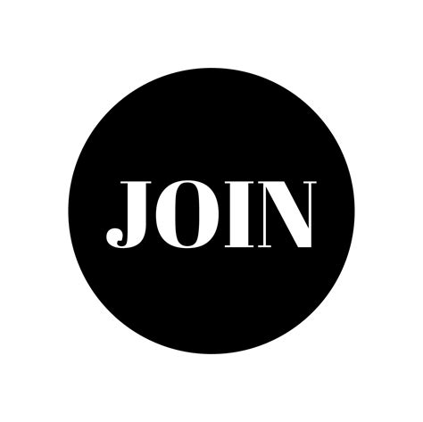 Join Button Vector Icon Join Typography Icon 19619326 Vector Art At Vecteezy