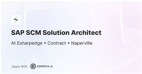 SAP SCM Solution Architect Job Naperville Executive