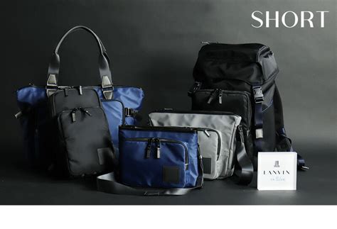 楽天市場ランバン バッグ トートバッグ メンズ 大きめ ファスナー付き A4 B4 ランバンオンブルー LANVIN en Bleu