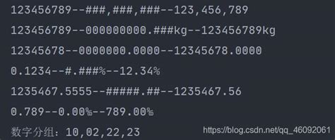 Java 详解数字格式化（numberformatanddecimalformat） Csdn博客