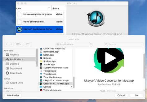 Official UkeySoft File Lock For Mac User Guide