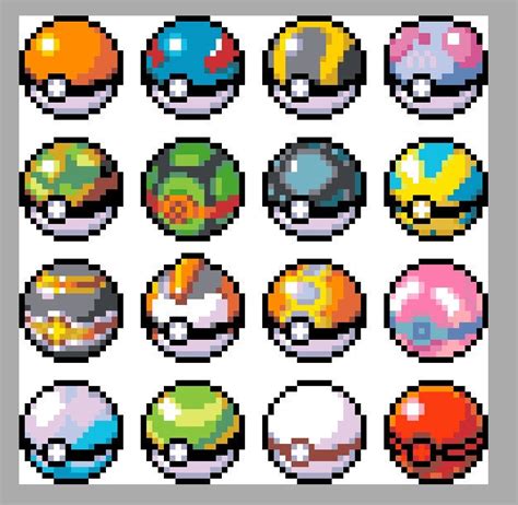 Pokeball Sprite Sheet