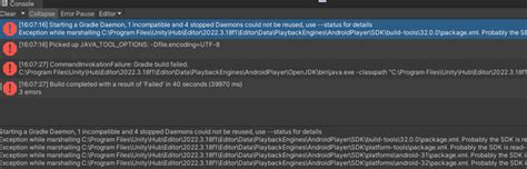Commandinvokationfailure Gradle Build Failed