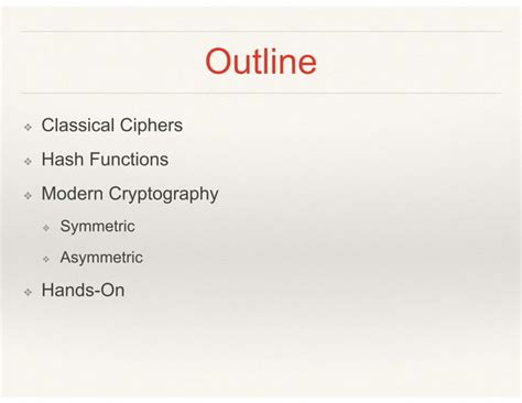 Classic Cryptography Ppt
