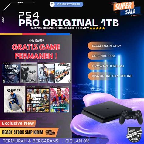 Promo Ps4 Pro Firmware 1tb Markmarket Diskon 50 Di Seller Markmarket Meruya Utara Ilir