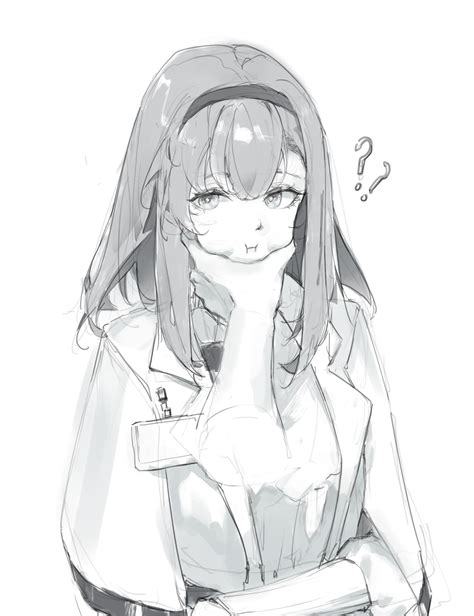 Priestess Arknights Drawn By Gandy Gan E Danbooru