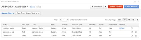 Product Attributes Orocommerce Orocrm And Oroplatform Documentation