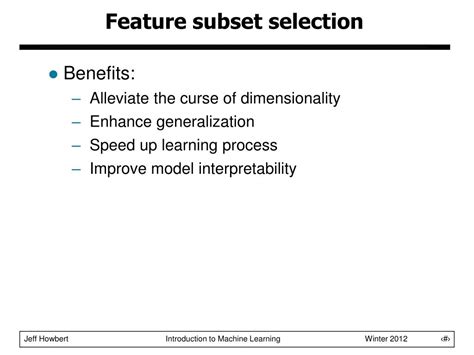 Ppt Machine Learning Feature Creation And Selection Powerpoint