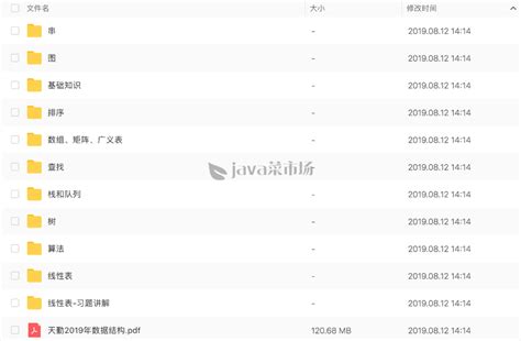 天勤 数据结构视频 天勤考研资料视频下载 java菜市场