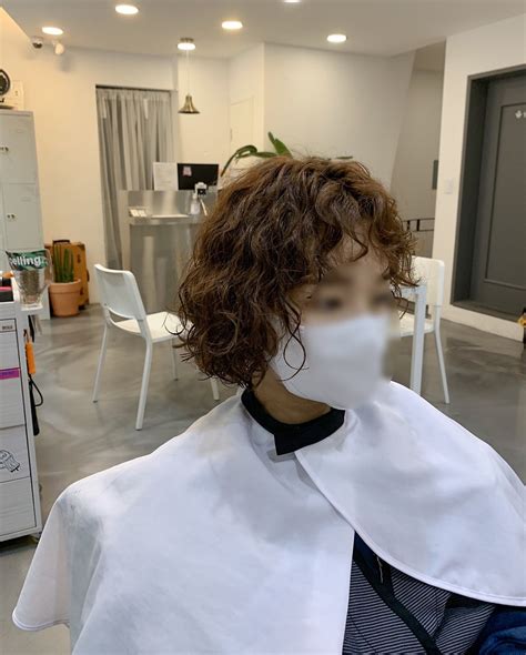 짧은 단발 중단발 굵은 히피펌 매력 뿜뿜 네이버 포스트