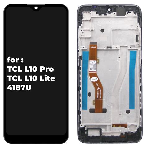 Replacement Lcd Display Touch Screen With Frame For Tcl L10 Lite 4187u Tcl L10 Pro Tcl L10