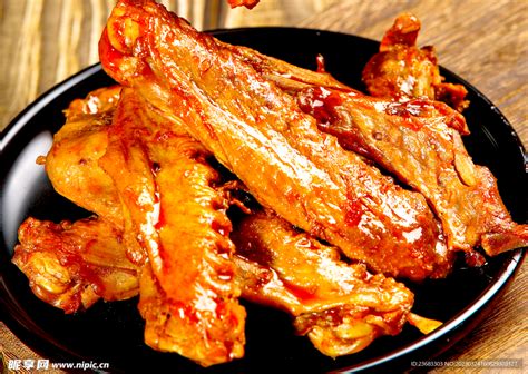 鸭翅美食图片摄影图 传统美食 餐饮美食 摄影图库 昵图网