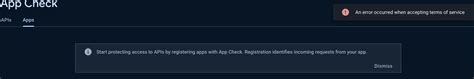 An Error Occurred When Accepting Terms Of Service When Register Android