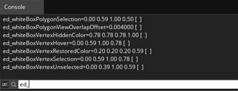 Console Variables Cvars Open 3d Engine