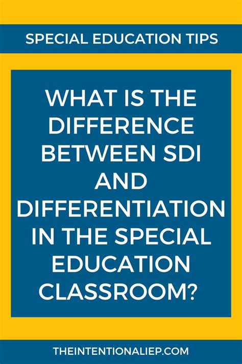 The Difference Between Sdi And Differentiation Artofit