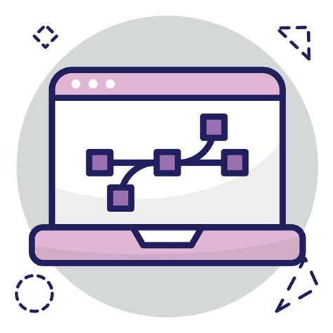 Sitemap Flowchart Flow Diagram Hierarchy Algorithmicon Icon