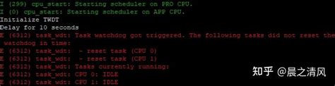 ESP ESP IDF看门狗TWDT 知乎