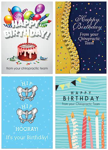Birthday Postcard Assortment 1 Smartpractice Chiropractic
