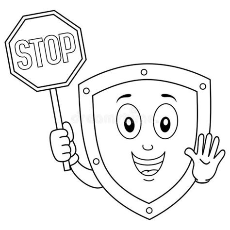 Colouring Shield Stock Illustrations 156 Colouring Shield Stock