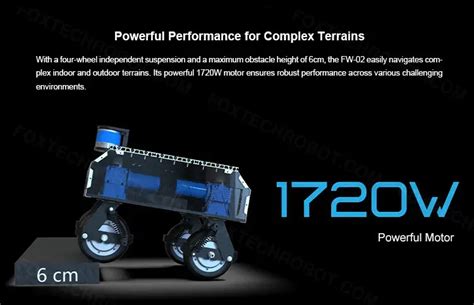 Fw 02 Omnidirectional Wheeled Robot Platform With 4ws 4wd And Multi Line Lidar Foxtechrobot