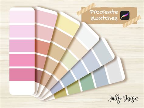 Procreate Kawaii Color Palette Graphic By Jallydesign · Creative Fabrica