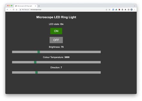 Esp32 Rgb Microscope Led Ring Light With Wifi Control