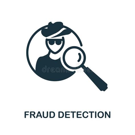 Fraud Detection Icon Monochrome Simple Fraud Detection Icon For