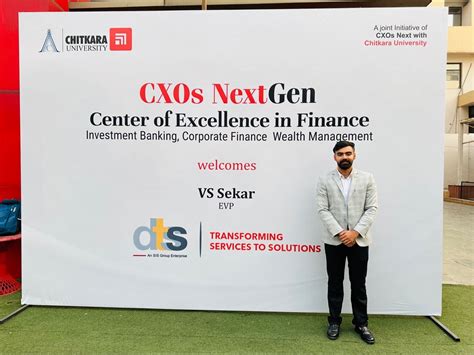 Chirag Verma On Linkedin Its A Great Honour Of Pleasure Vs Sekar Sir For Making Us Learn About