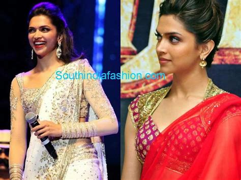 Deepika Padukone Blouse Designs South India Fashion