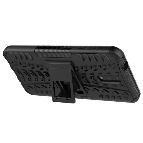 Dual Layer Tough Shockproof Case For Nokia Black