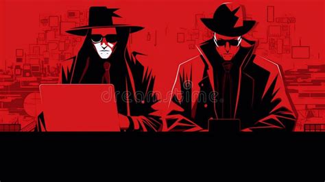 Illicit Hacker Cyber Crime Cyber Security Generative Ai Stock Illustration Illustration Of