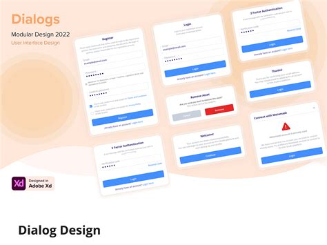 Dialog Modal Designs By Muhammad Hassan Mujtaba On Dribbble