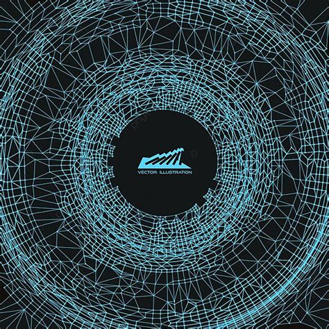 Network Background 3d Technology Vector Illustration Graphic Technology Cell Vector Graphic