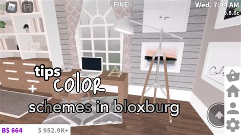 Roblox Bloxburgtips Color Schemes For Your House In Bloxburg Youtube