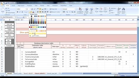 Excel To Sql Server Data Mapping Youtube