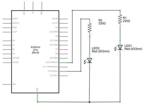 Clignoter Deux LEDs Arduino