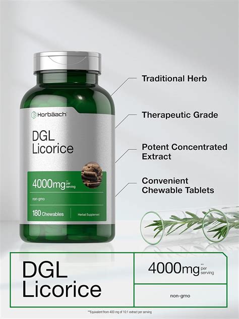 Buy Dgl Licorice Chewable Tablets 4000mg 180 Count Vegetarian And Buy Dgl Licorice Chewable Tablets 4000mg 180 Count Vegetarian And